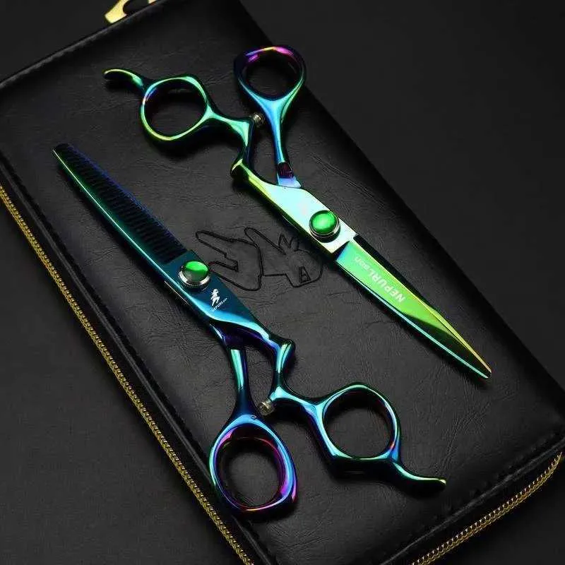 Premium Hair Cutting Scissors Set - Sharp Stainless Steel Barber Shears ...