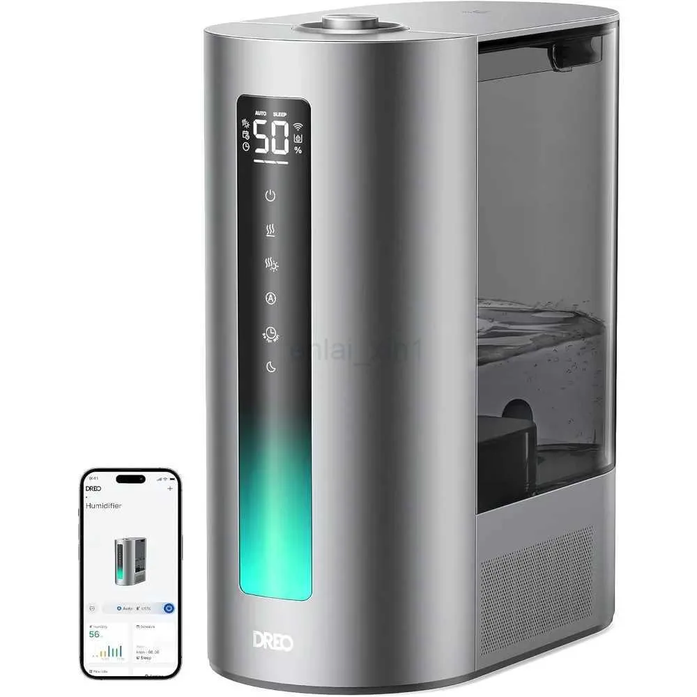 6L Smart Humidifier 60H Runtime, Cool & Warm Mist, Humidity Sensor ...