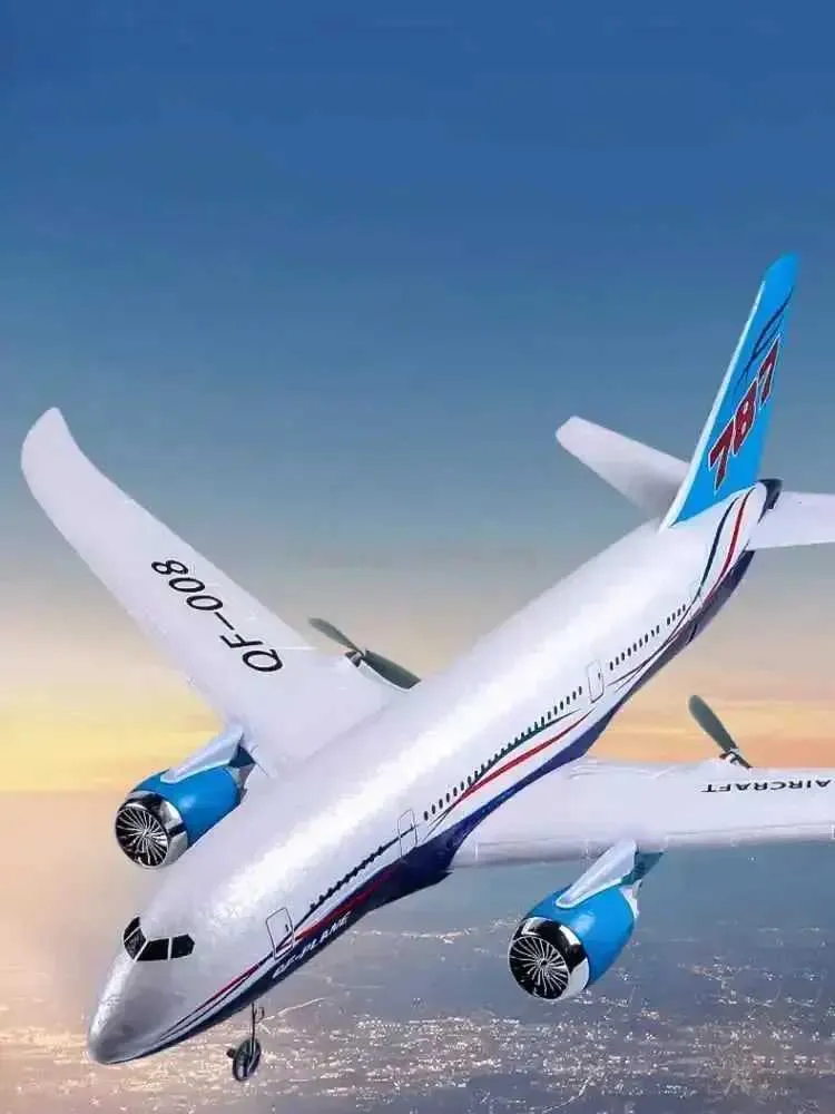 Boeing 787 Glider QF008 Electric RC Fixed Wing Aircraft With Remote ...