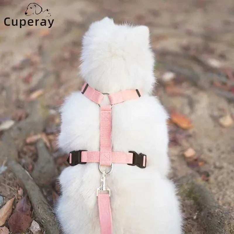 Step-in Dog Harness and Leash Set Adjustable Halter for Small Dogs and ...