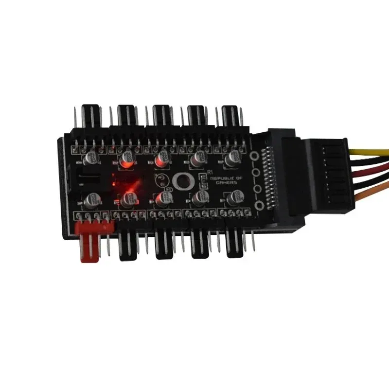 DHgate.com:10-Way PWM Fan Hub Splitter, 4-Pin PC Cooling Fan Hub ...