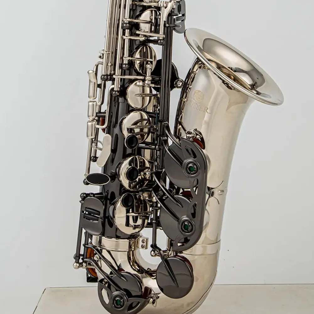 DHgate.com:JUPITER Alto Eb Tune Saxophone, Black Silver Lacquer, Brass ...