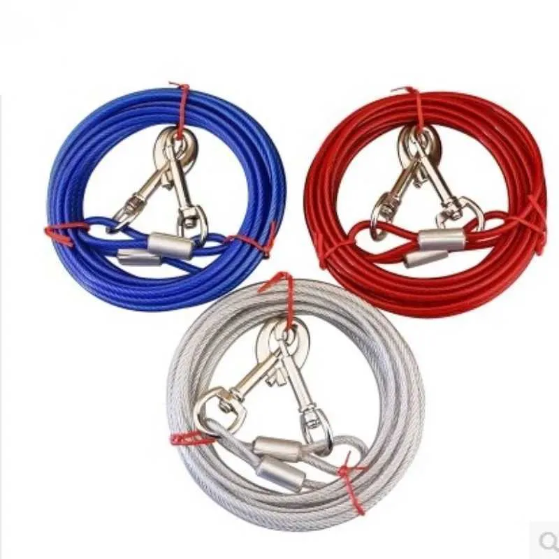 3M/5M Dog Tie Out Cable Dog Runner For Yard Steel... From Thousand ...