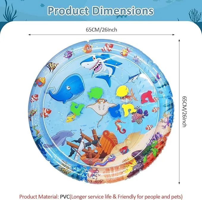 26 Inch Round Inflatable Cooling Water Mat For Cats... From ...