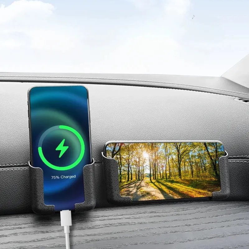 Adjustable Adhesive Back Seat Phone Holder For Car Driving Center ...