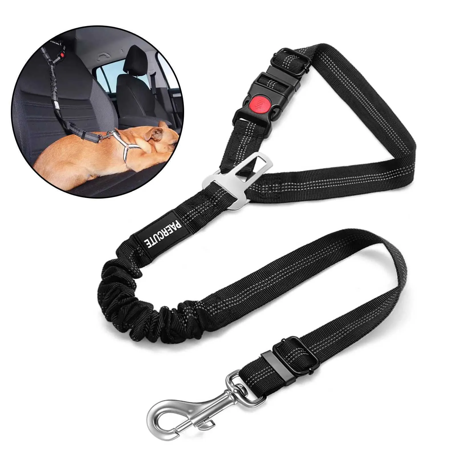 Dog Seat Belt for Cars Adjustable Dog Car Harness Puppy Car Restraints ...