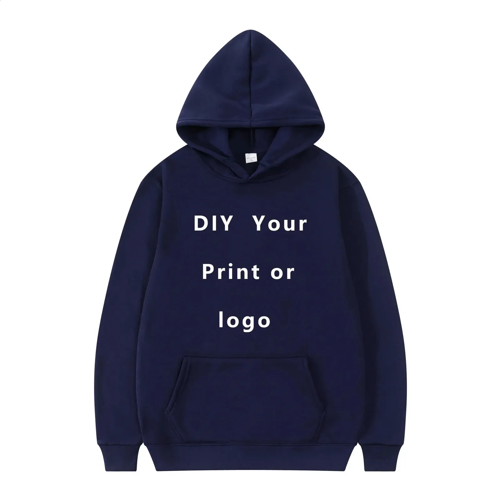 Custom Print Hoodie: Design Your Own Personalized Text & Graphic ...