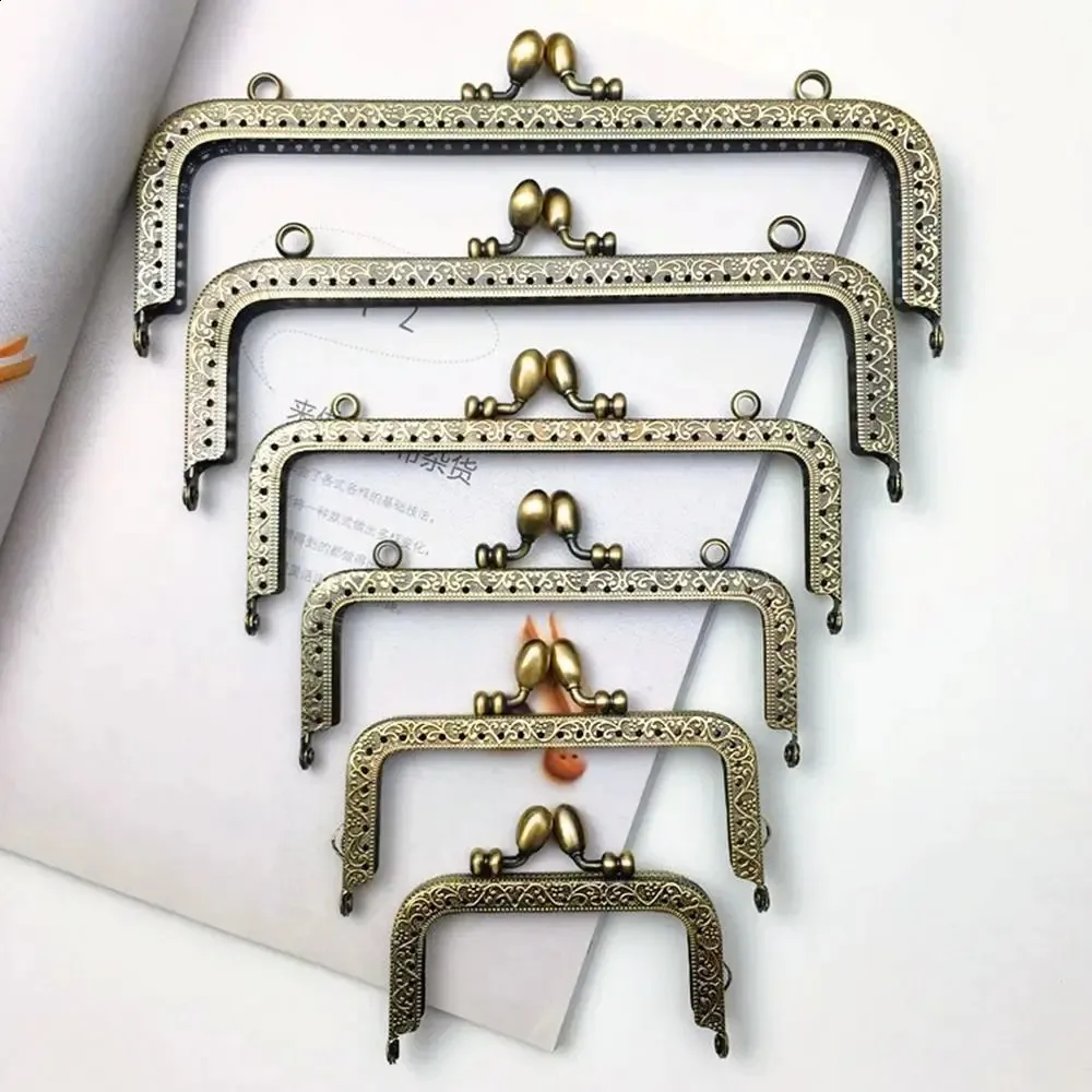 Antique Metal Kiss Clasp Frame Purse Lock for Vintage Bag Making DIY ...