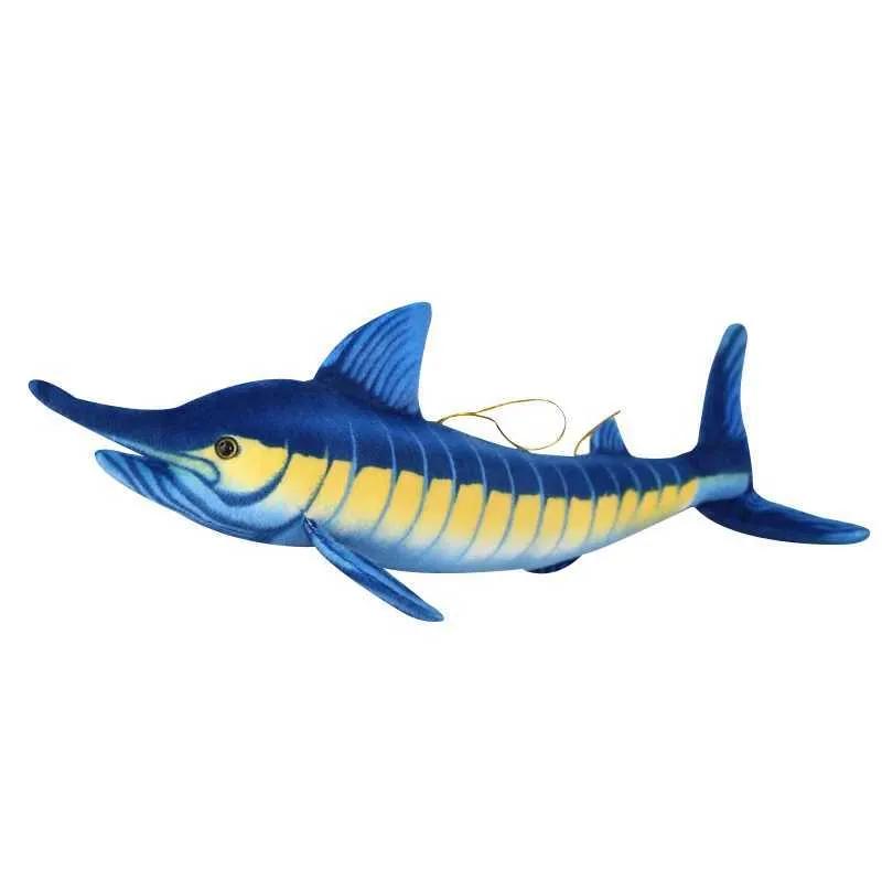 DHgate.com:2024 Bluefin Tuna Plush Pillow - 55'' Giant Simulation Fish ...