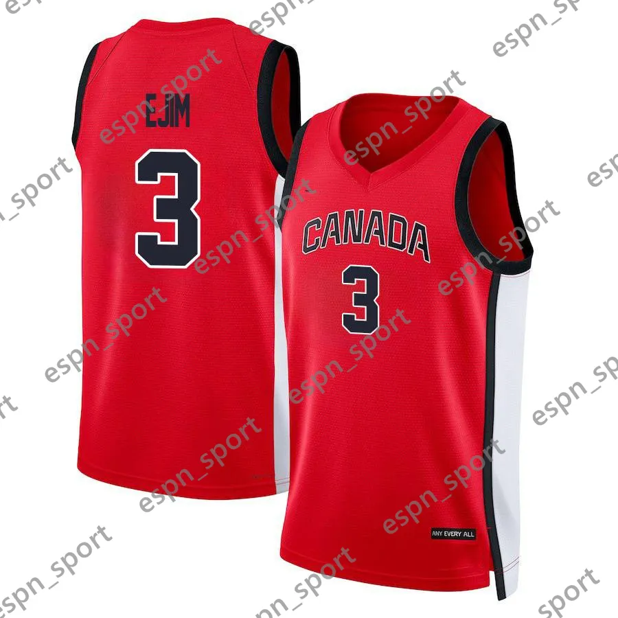 Paris Canada 2022 Team Basketball Embroidered Stitched Adamson ...
