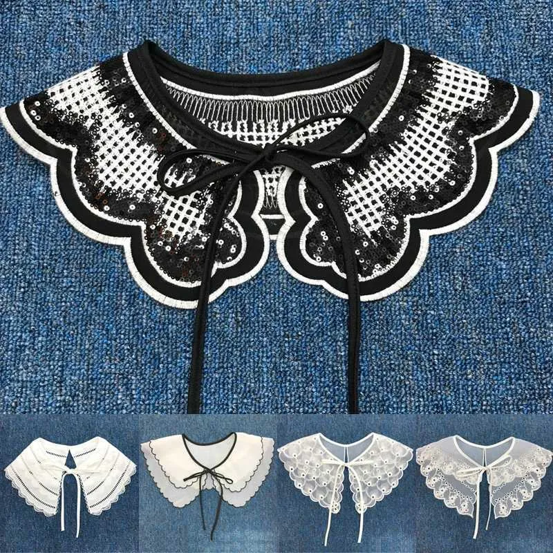 DHgate.com:Lace Collar Necklace: Detachable Embroidery Fake Collars for ...