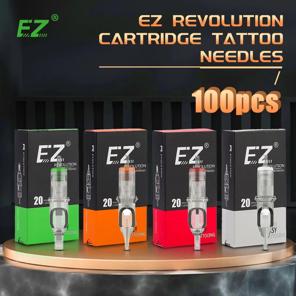 EZ Revolution Cartridge Ez Cartridge Tattoo Needles Permanent Makeup, 0.30mm/0.35mm, RL RS M1 RM ...