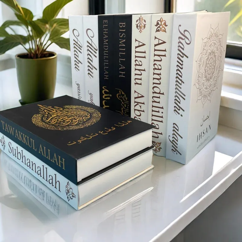 Islamic Kaaba Mosque Luxe Fake Book Storage Box Home Interior ...