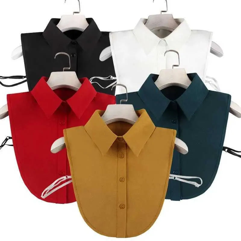 DHgate.com:Versatile Faux Leather Collar Detachable Shirt Collar for ...