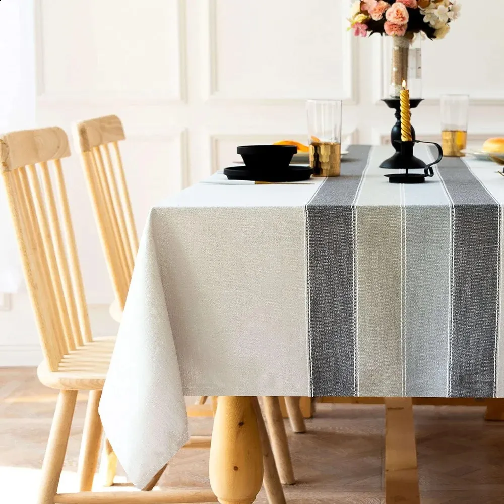 DHgate.com:Rustic Farmhouse Tablecloth - Waterproof Cotton Linen ...