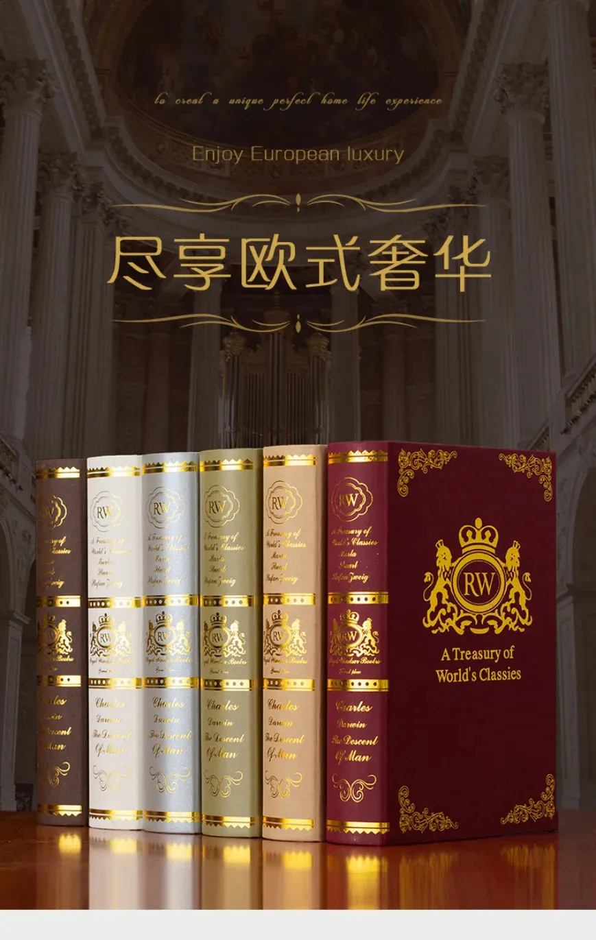 Vintage Fake Book Model vintage ornament set - for Household, Study ...