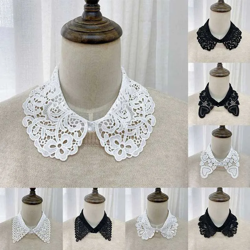 DHgate.com:Lace Flower False Collar Necklace: Breathable DIY Detachable ...