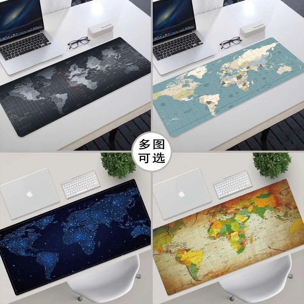 Wholesale Oversized World Map World Mouse Pad With Black Dirt Resistant ...