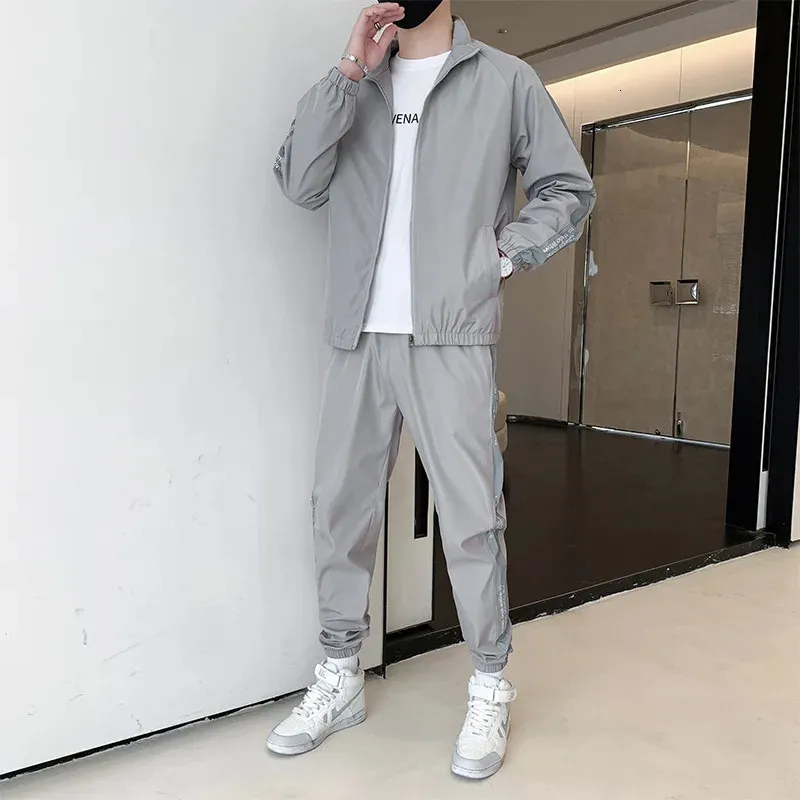 Men's Baseball Sport Coat Running Set Athletic Sportswear Fashion For ...