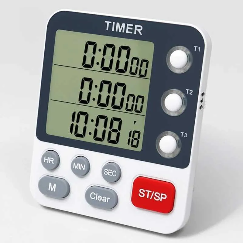 DHgate.com:3-Channel Digital Kitchen Timer Accurate Countdown/Up ...
