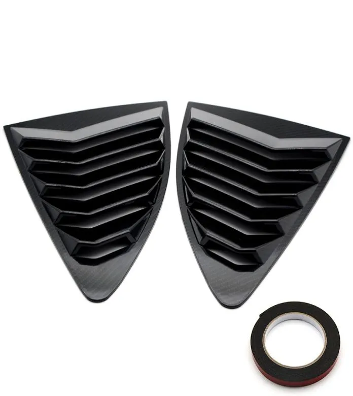 Carbon Fiber Rear Quarter Louver Window Louver For 2013 2015 Scion FRS ...