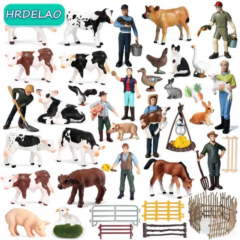 Other Toys Realistic Farm Animals Figurines Simulation Poultry Action ...