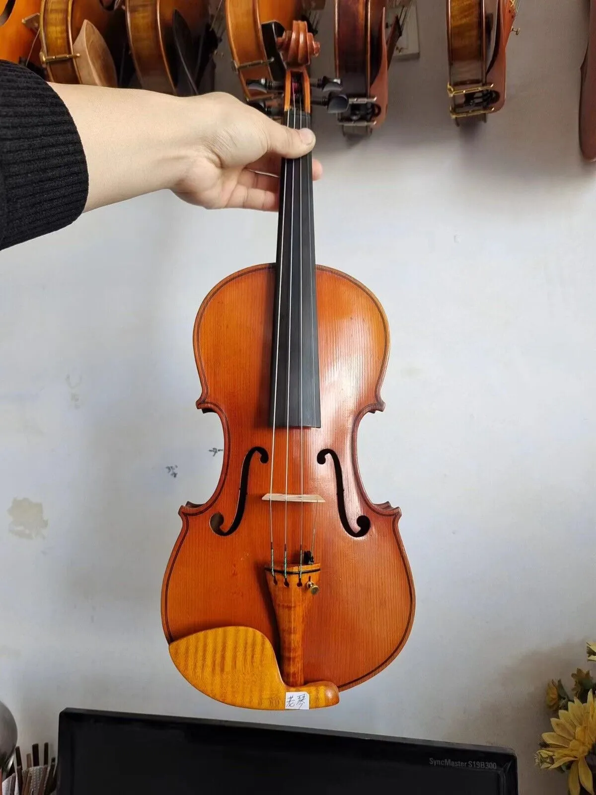 Handmade Solid Maple Back Spruce Top 4/4 Hidersine Violin 70 Years Old With Superior Sound ...