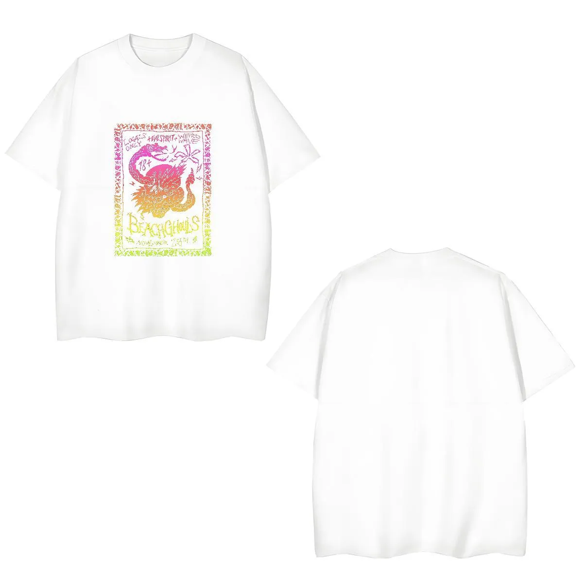 Premium Cotton Tee: Cool Snake Design, 230g Comfort, Plus Sizes ...