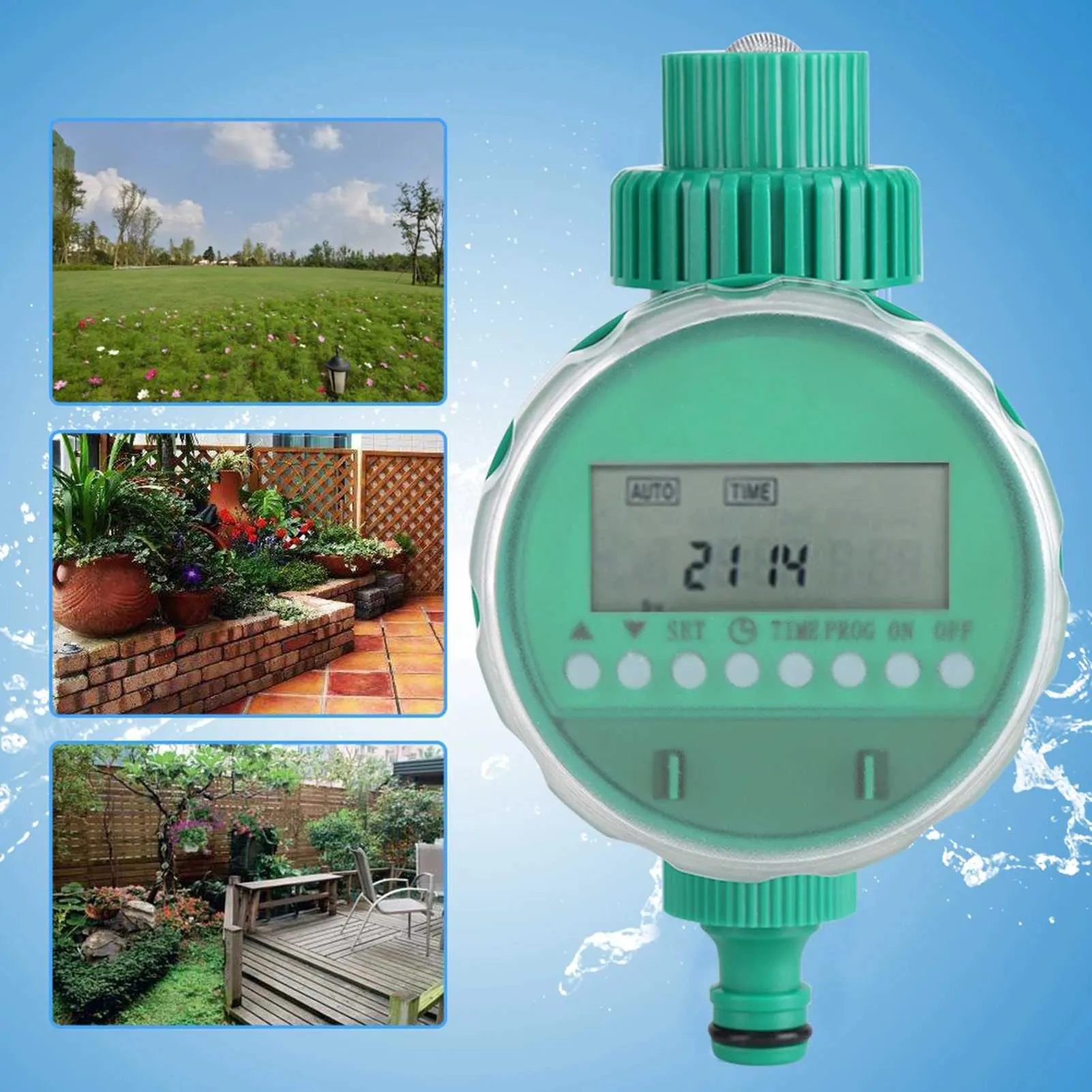 Premium Auto Sprinkler Timer: Digital Garden Water Timer for Effortless ...