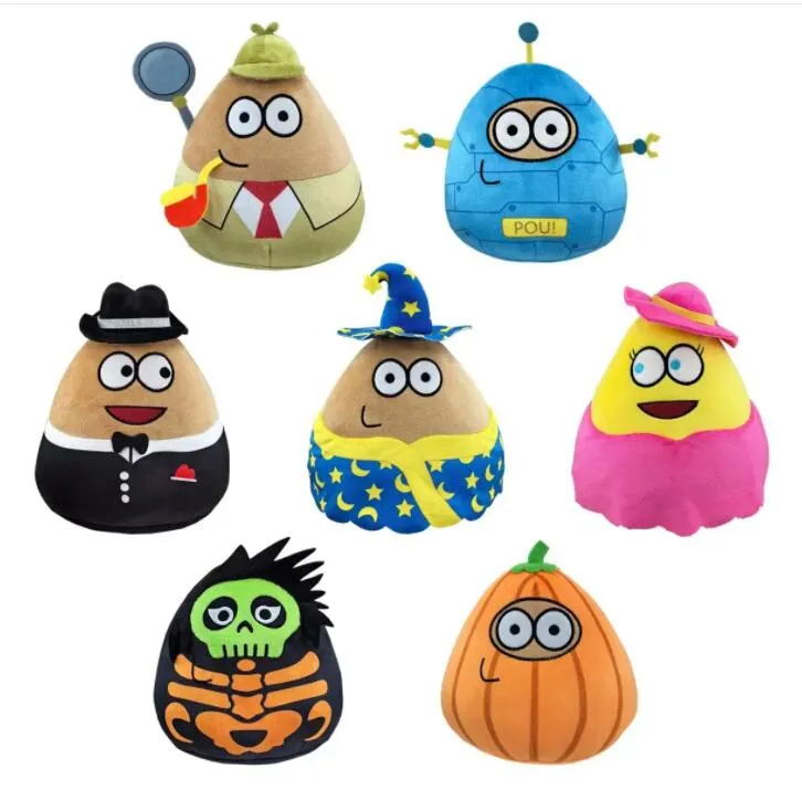 My Pet Alien Pou Plush Toy Soft Furdiburb Emotion Alien Plushie Stuffed ...
