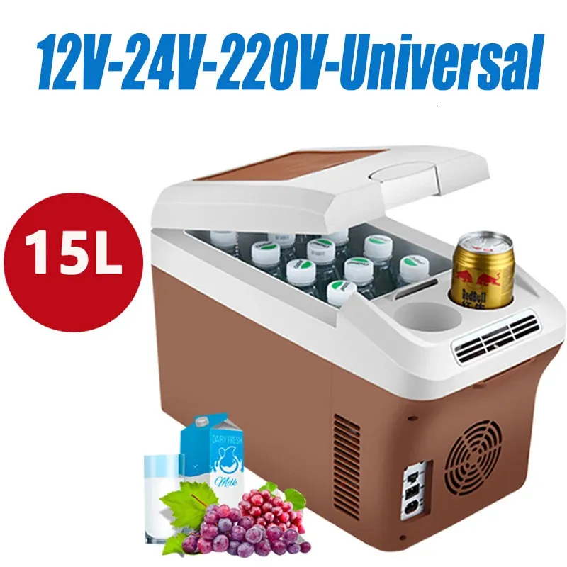 Portable Electric Mini Fridge Cooler For Car, Truck, Beach 12V/24V ...