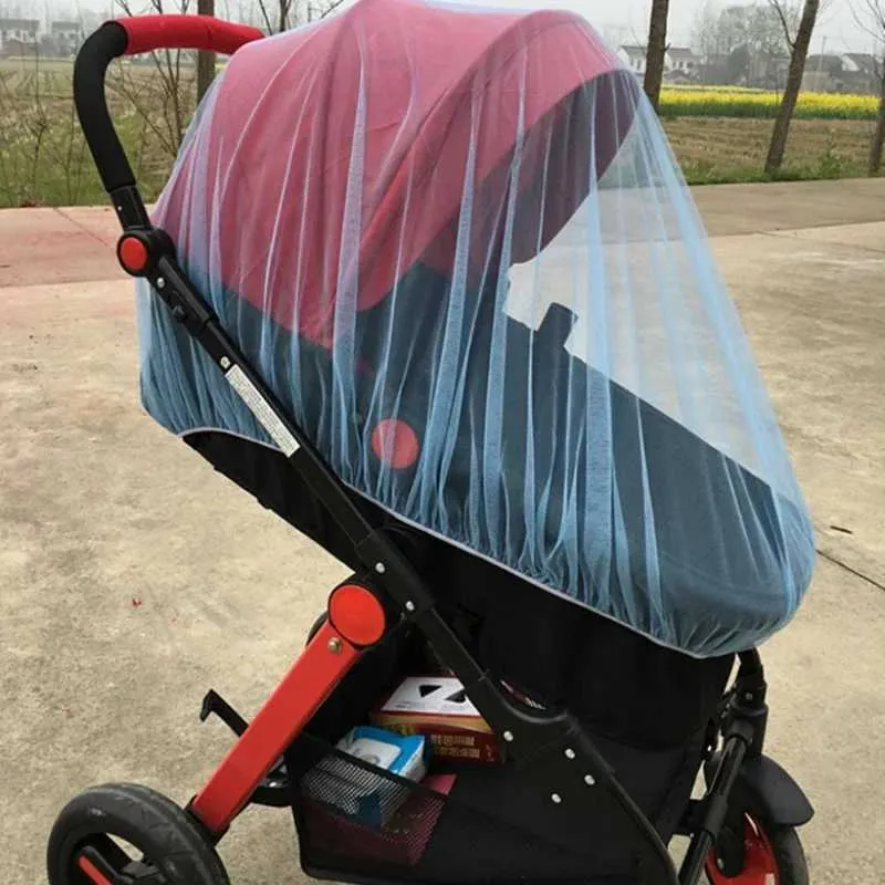 Full Coverage Stroller Mosquito Net - Universal Fit, Encrypted Mesh ...
