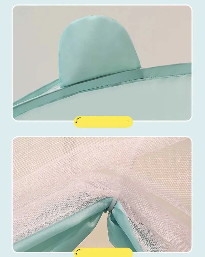 Children's Mosquito Net Crib Netting with Three Doors and Full Bottom ...
