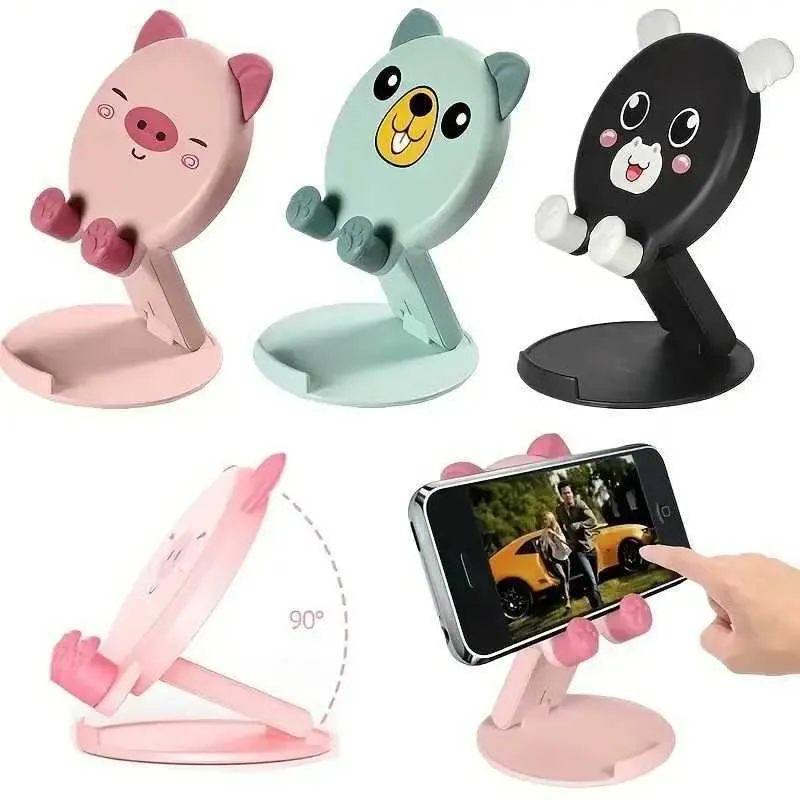 Cute Animal Phone Stand - Desktop Mobile Phone & Tablet Holder ...