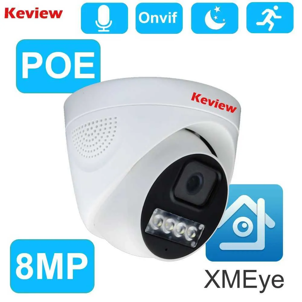 8MP PoE Security Camera 4K PoE IP Camera With Night Vision & Motion ...