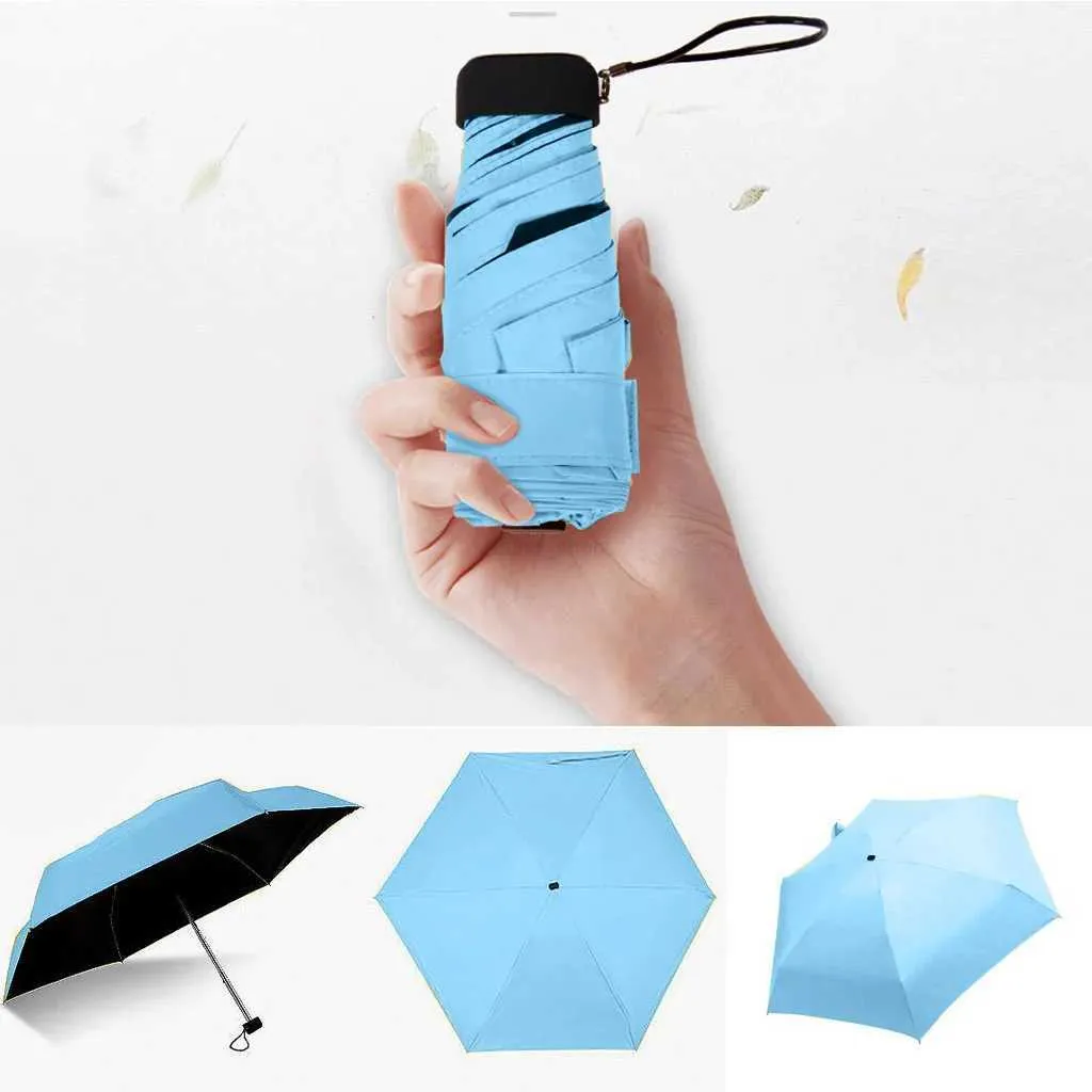 Mini Compact Umbrella: Flat, Lightweight Foldable... From Taiho_shop ...