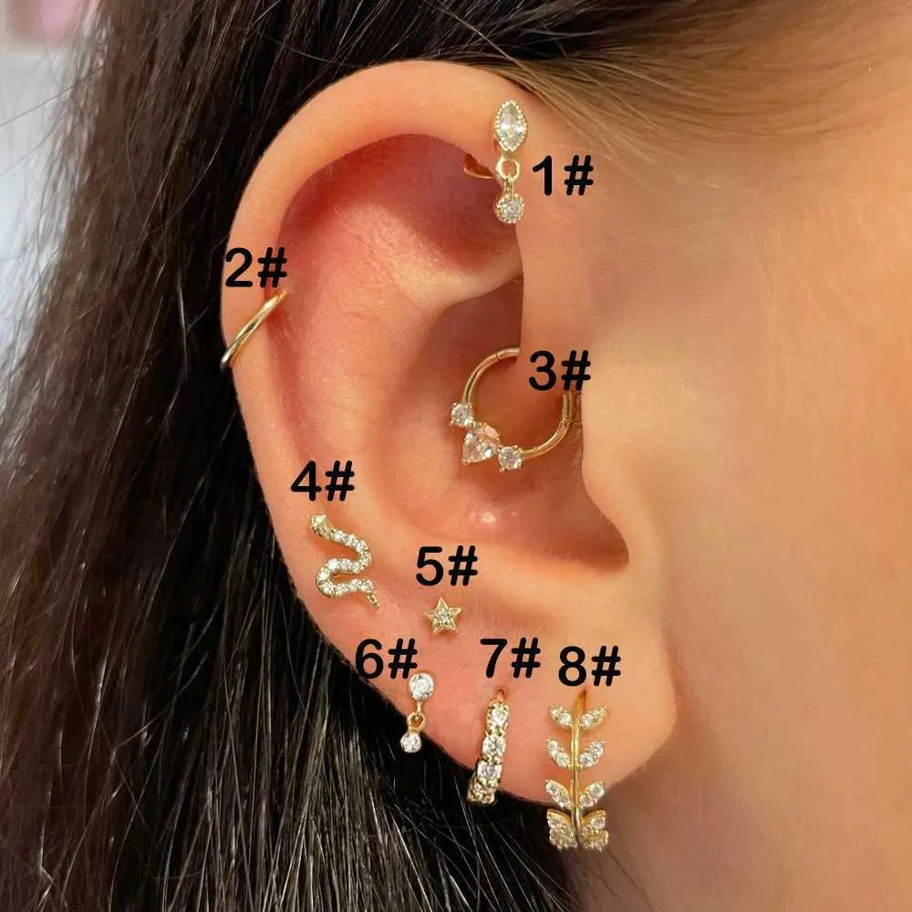 Spiral tragus earring store