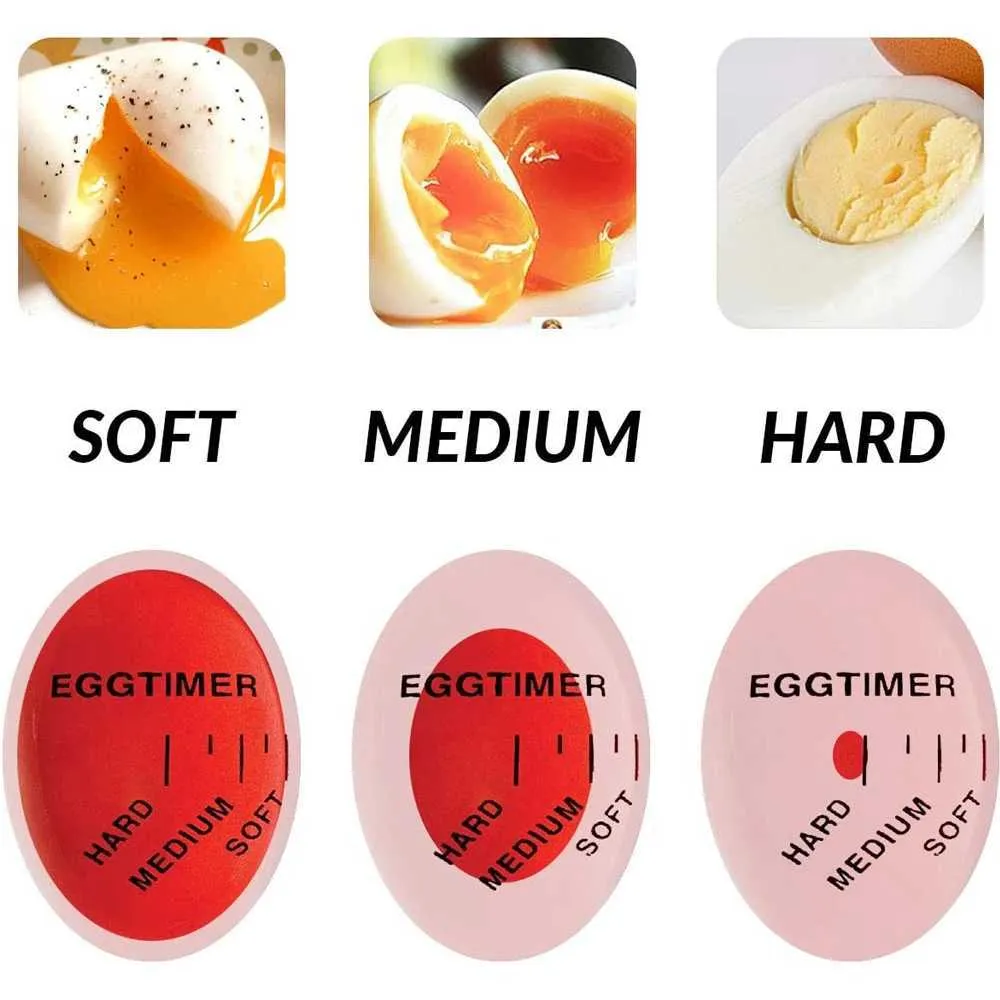 Color Changing Egg Timer for Perfect Boiled Eggs - Soft, Medium, Hard - Kitchen Essential! from ...