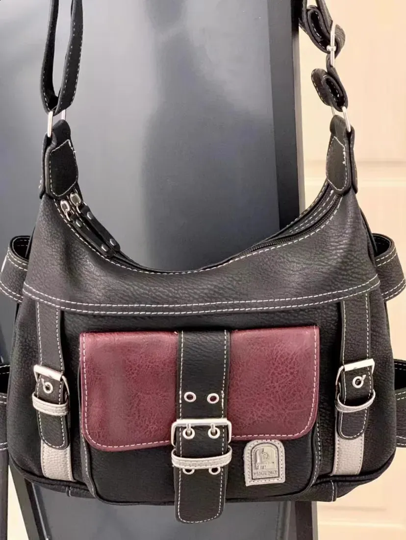 Y2K Leather Crossbody Bag: Premium Quality Women's Shoulder Bag Tote ...