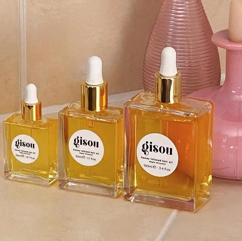 Gisou Honey Infused Hair Oil 50ml Shine Bonding Essential Oil Women's ...