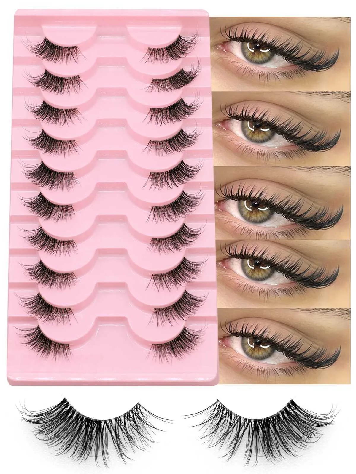 Natural Double Eyelid Enhancement Strips - Instant Lift, Transparent ...