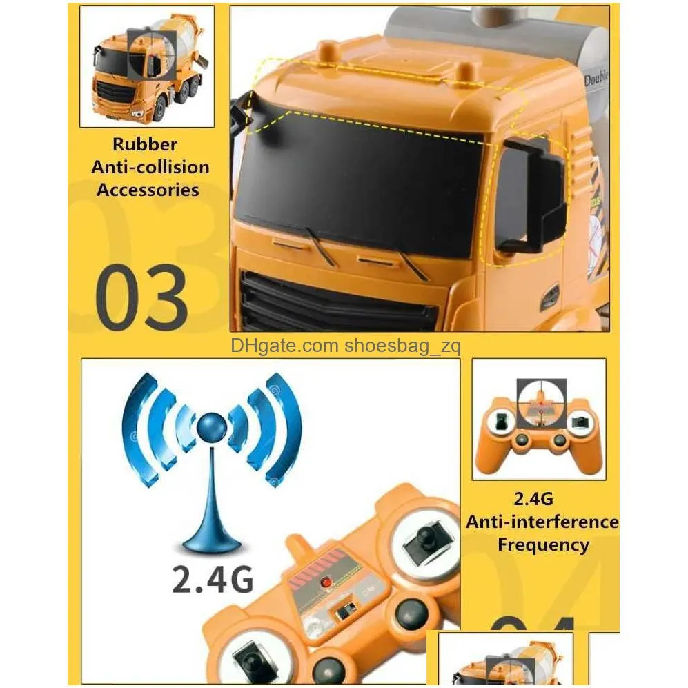 DHgate.com:1/26 Scale Electric RC Cement Mixer Truck with Remote ...