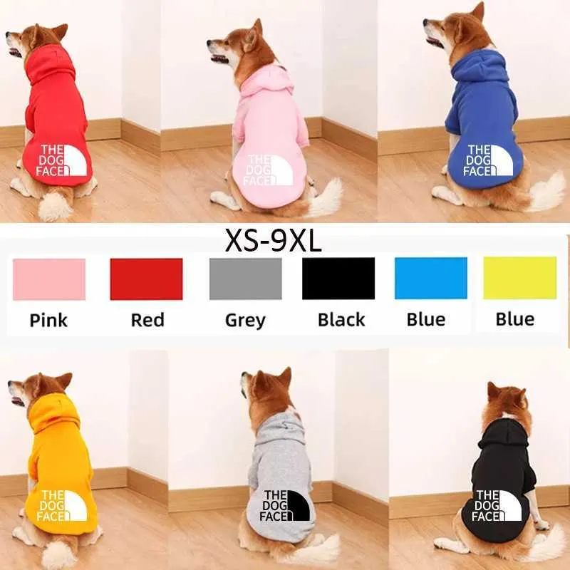 Reflective Dog Face Hoodie Waterproof Coat Warm Jacket for Small Medium ...