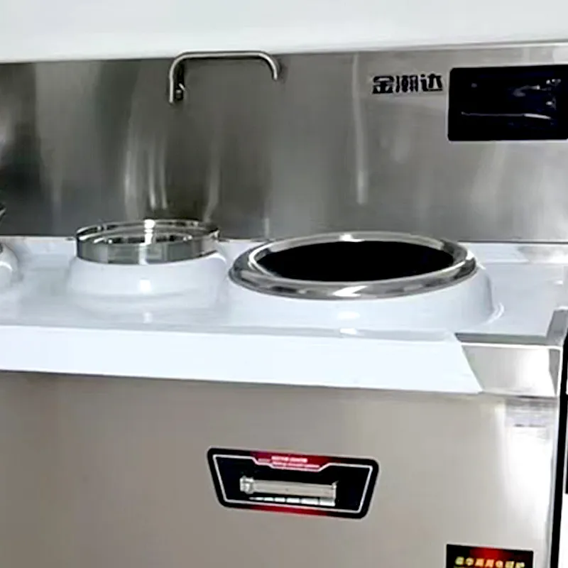 Commercial Dual Head Electromagnetic Stove, Stainless Steel High Power ...