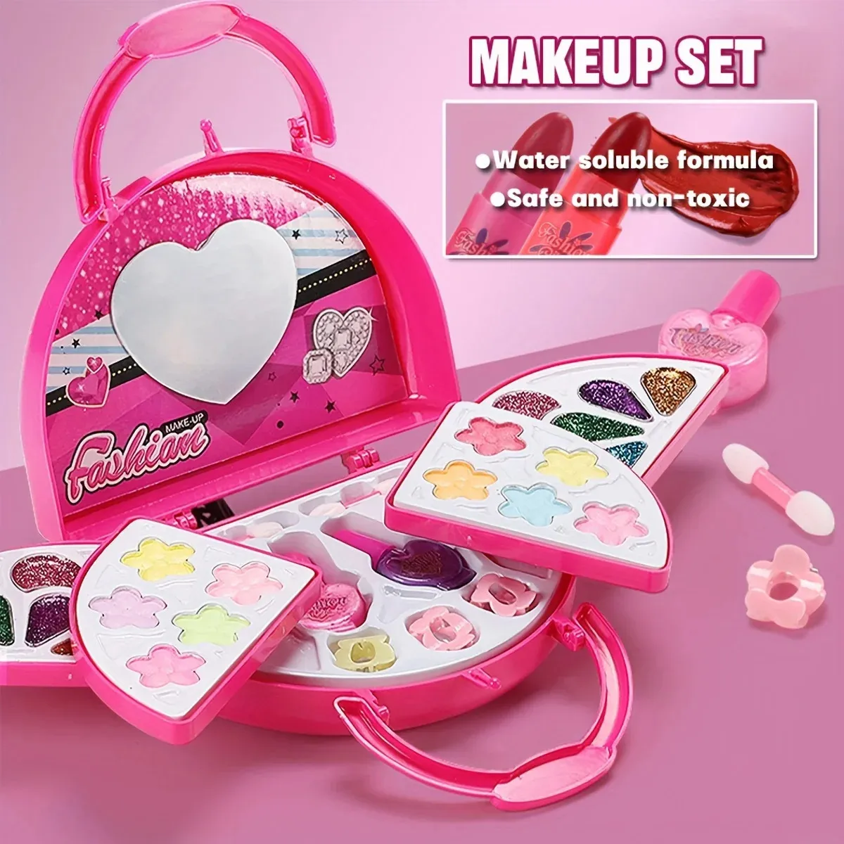 DHgate.com:Kids Makeup Toy Set: Pretend Play Cosmetic Box for Girls ...