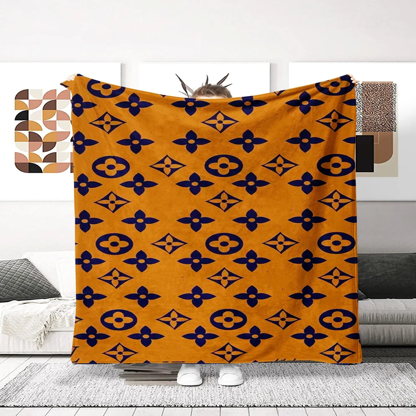 Air Conditioning Blanket Designer Camping & Picnic Mat, Sofa & Bedroom ...