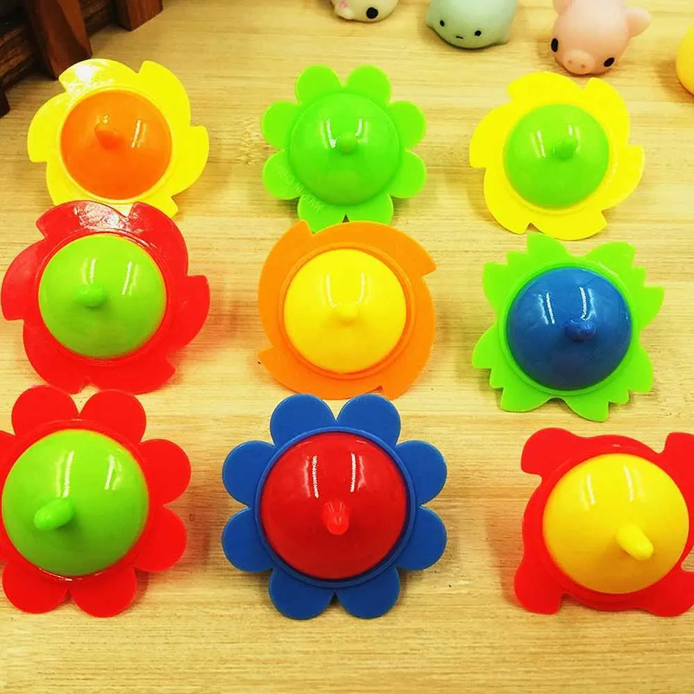 24-Piece Mini Spinning Tops: Fun Multicolor Party Favors, Pinata ...
