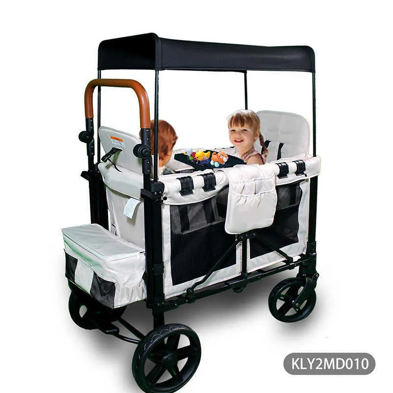 H240807 Twin Stroller Multi Function Extended Two Seater Baby Strollers ...