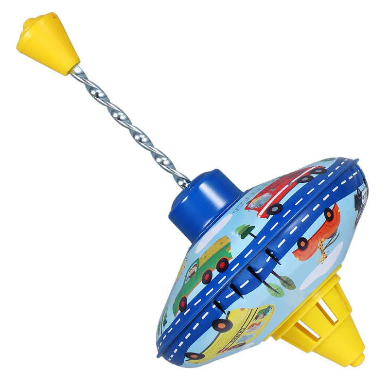 Basket Kids Tin Spinning Top Toy Vintage Metal... From Early_spring1 ...