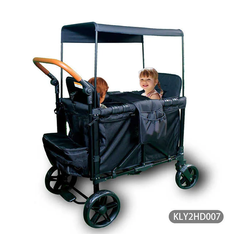 H240807 Twin Stroller Multi Function Extended Two Seater Baby Strollers ...